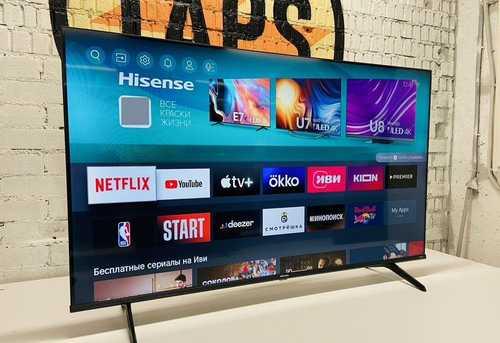 Очень большой qled Hisense 130см Smart TV Wi-Fi