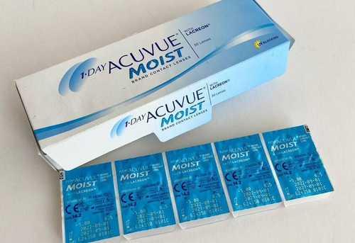 Контактные линзы acuvue 1 day moist -5.00