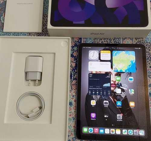 iPad Aip 5 2022 64gb M1 Purple идеальный