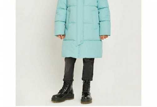 Новое зимнее пальто для девочки 122 р-р