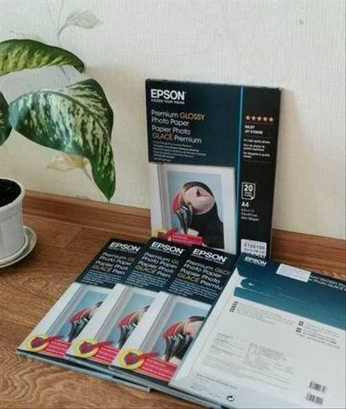Фотобумага Epson Premium Glossy Photo Paper A4