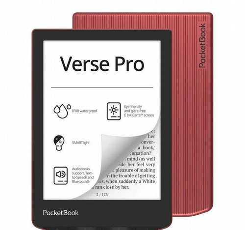 Электронная книга PocketBook 634 Verse Pro, новая