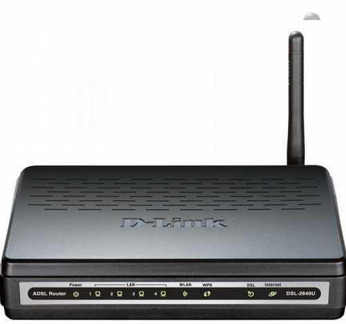 Рабочий роутер Wi-Fi D-link dsl 2640u, без блока п