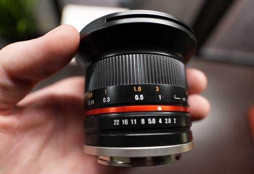 Объектив Samyang 12mm f/2 Sony E mount