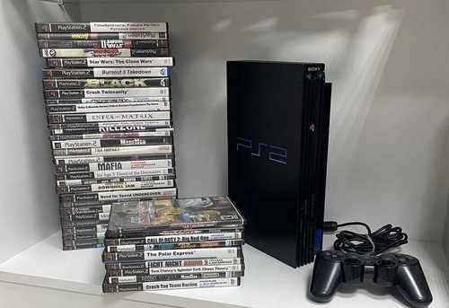 Sony PS2 (на чипе + игры)