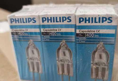 Галогенная капсульная лампа philips capsuleline LV