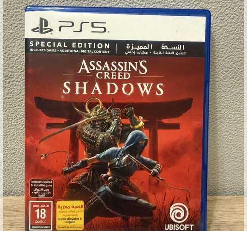 Assasins creed shadows ps5 диск