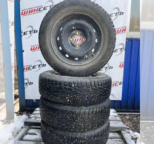 Колеса в сборе на LADA Vesta Cordiant Snow Cross 185/65R15 зимние штампованные R15 J6 4x100 ET60,1 D