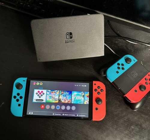 Nintendo Switch oled чип прошитая