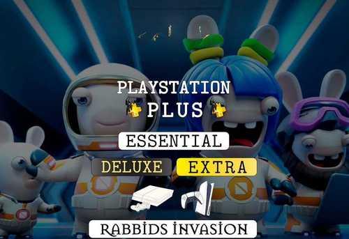 Подписка PS Plus EA play + Rabbids Invasion