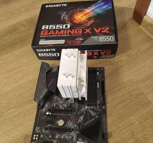 AMD Ryzen R5 5600X / B550 gaming x v2 / Кулер