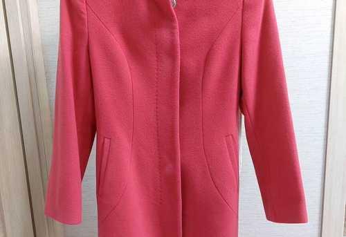 Пальто демисезонное женское розовое р. 42