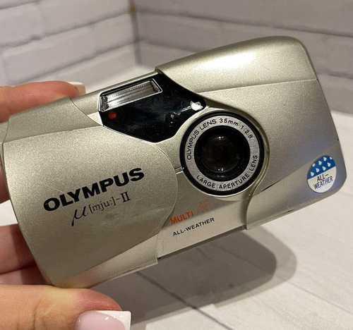 Пленочный фотоаппарат olympus mju ii