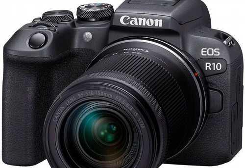 Фотоаппарат Canon R10 Kit RF-S 18–150 мм,Новый