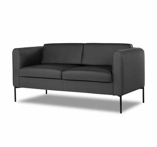 Стоун - диван двухместный (черный)
