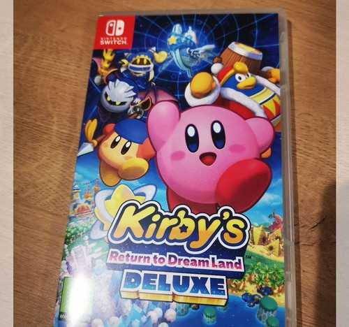Kirby return to dreamland deluxe Nintendo switch