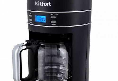 Кофеварка Kitfort кт-704-2, черная