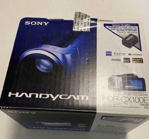 Видеокамера sony handycam HDR-CX100E