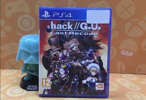 PS4 Hack/G.U. Last Recoded (английская версия) б/у