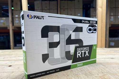Palit nvidia geforce RTX 3050 dual OC 8G, рст