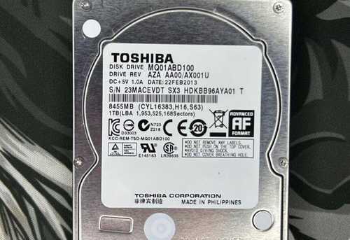 Жесткий диск Toshiba 1TB