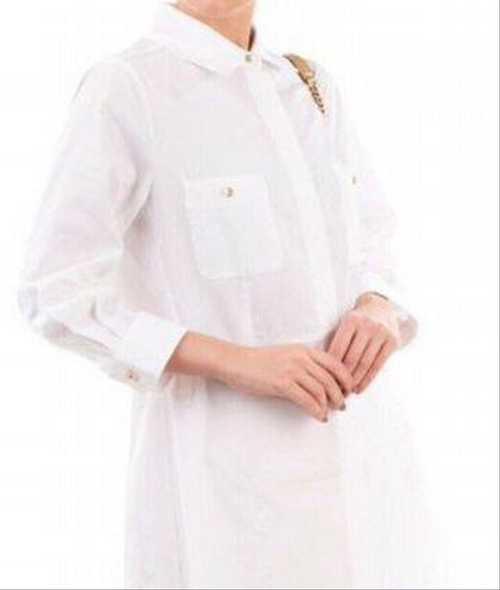 Max Mara новая белая рубашка люкс 48