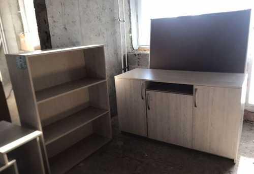 Комплект мебели (тумба, стеллаж, два стола)