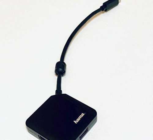 USB-C хаб разветвитель Hama H-200112