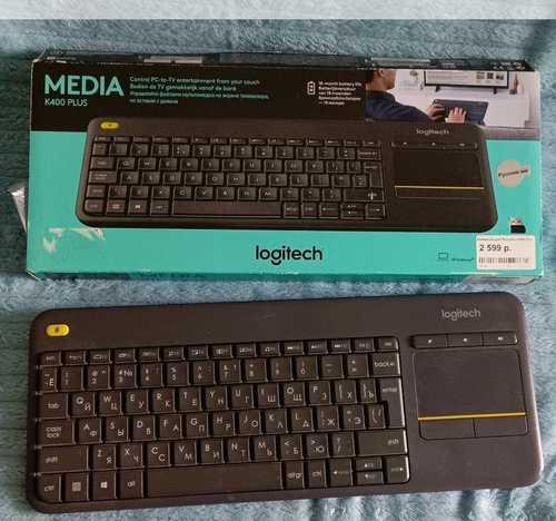 Беспроводная Клавиатура с тачпадом logitech k400 