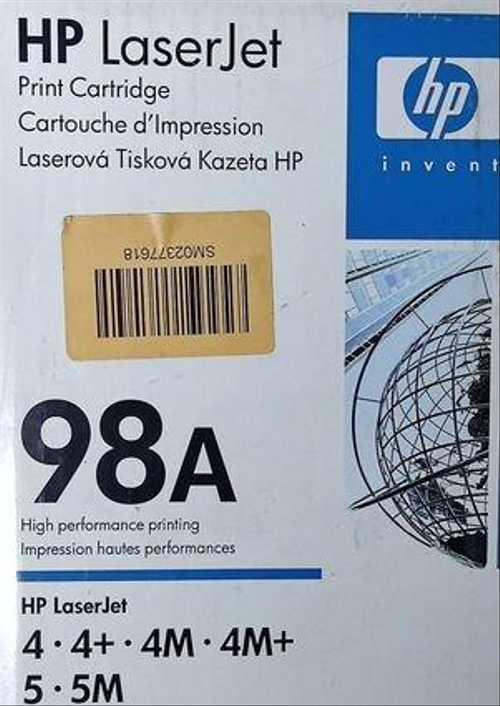 Лазерный картридж HP 92298A