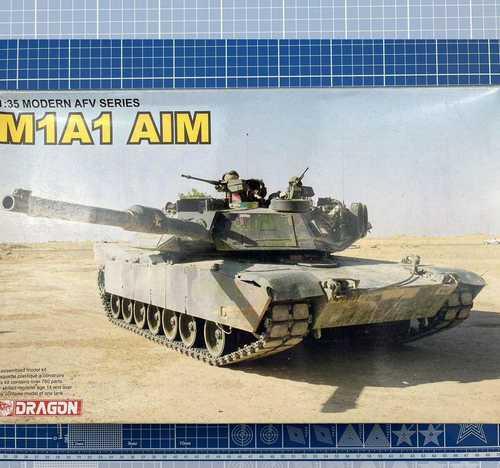 Сборная модель танка Dragon M1A1 AIM Abrams 1/35