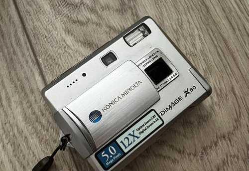 Цифровой фотоаппарат konica dimage x50