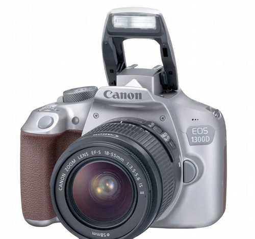 Canon EOS 1300D/T6 18.0MP Silver Kit 18-55 WI FI