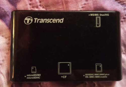 Внешний картридер Transcend TS-RDP8K