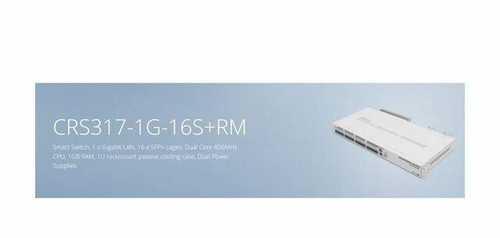 Новый Mikrotik CRS317-1G-16S+RM 10G 16x SFP+