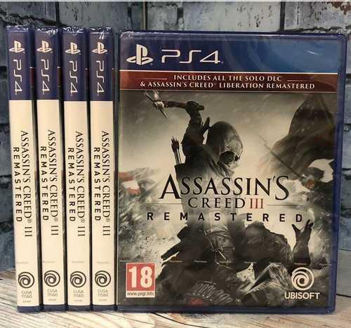 Assassin's Creed 3 (III) PS4 диск