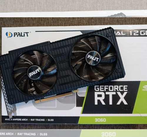 Palit RTX 3060 Dual 12gb (гарантия)