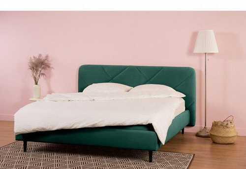 Кровать Весмар 160 Velvet Emerald