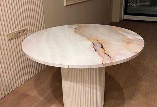 Кухонный стол круглый 3D "Флагман"