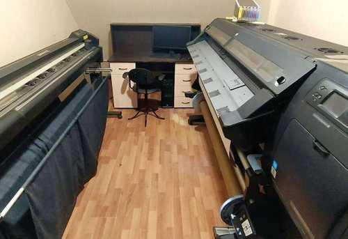 Латексный широкоформатный принтер HP (1550мм)
