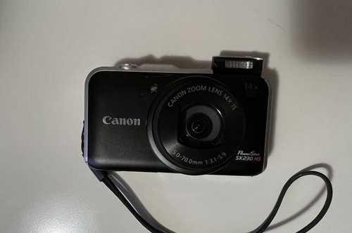 Фотоаппарат canon powershot sx230 hs