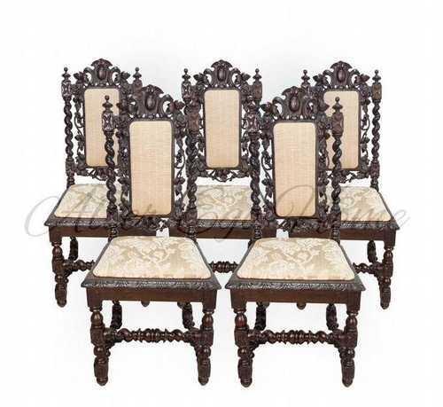 Комплект антикварных стульев 1860-х гг