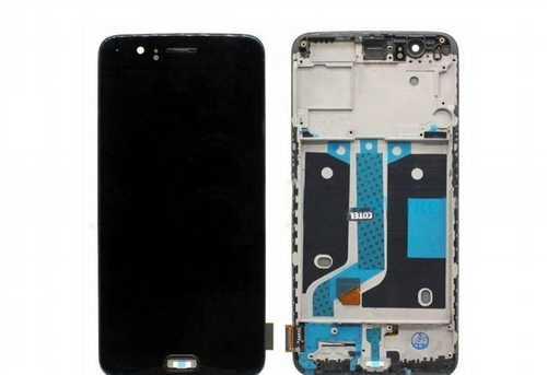 Дисплей для OnePlus 5 в рамке черный (100 LCD)