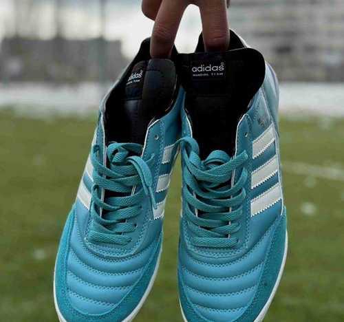 Сороконожки Adidas Copa Mundial бирюзовые