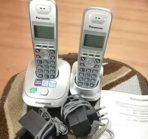 Радиотелефон dect Panasonic TG2511Ru две трубки