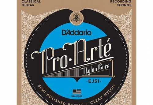 D'addario EJ51 Набор 6 струн для гитары классик