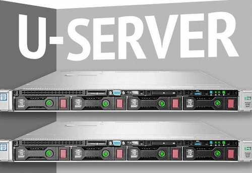 Сервер HP DL360 Gen9 4*3.5 2*2630v4 64Gb P440ar 2*