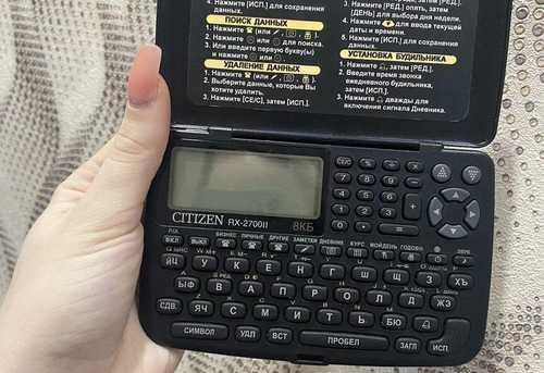 Электронная записная книжка Citizen RX-3400II