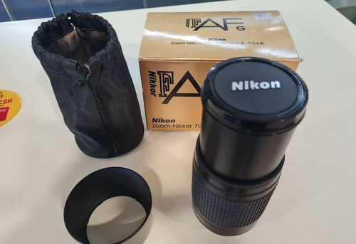 Объектив nikon zoom-nikkor 70300mm f/4f/5.6G