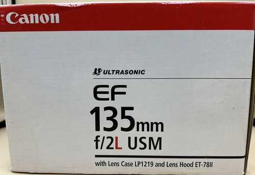 Canon EF 135mm f 2l usm